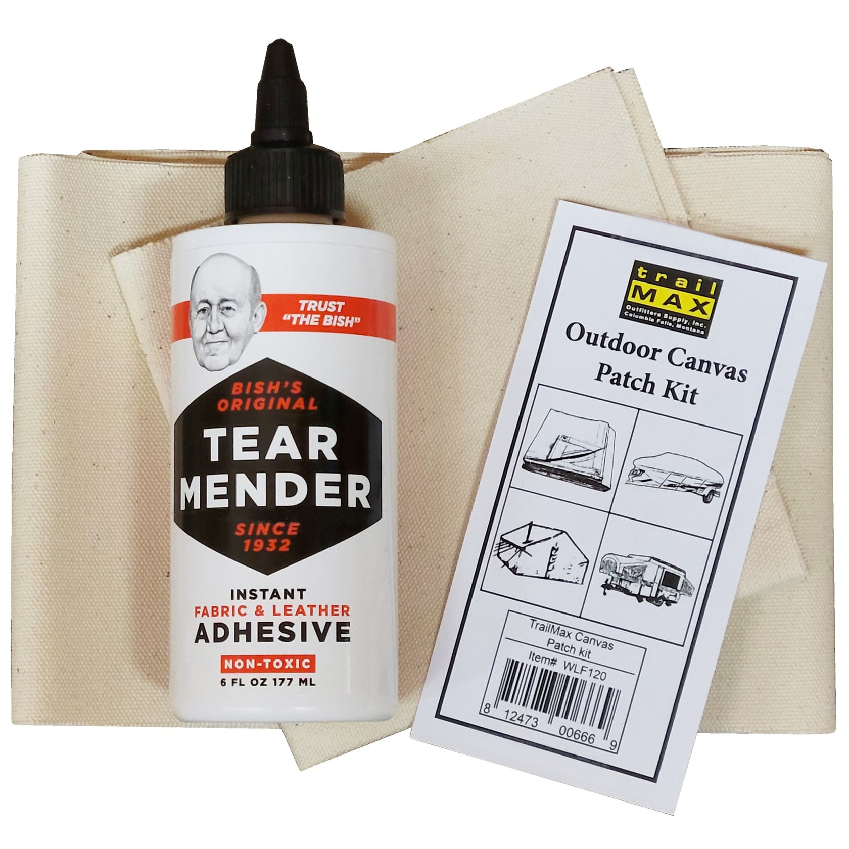 Canvas Patch Kit for Trail Gear & Tents | Outfitters Supply ...